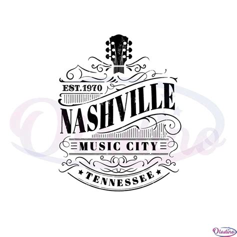 Nashville Music City Tennessee Country Music Festival Svg Oladino