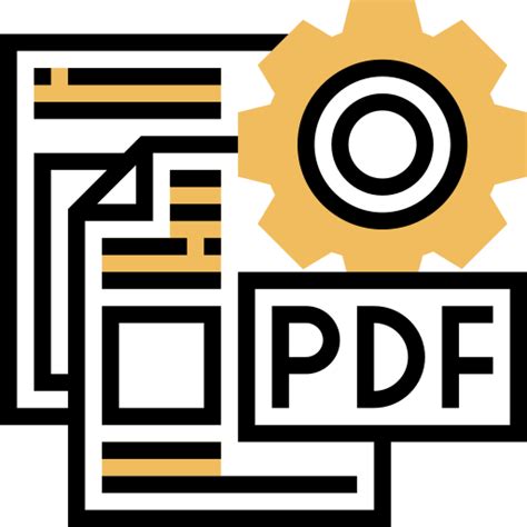 Pdf Meticulous Yellow Shadow Icon