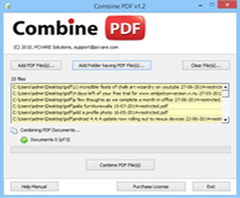 Combine PDF Software Merge Multiple Adobe PDF Files Windows