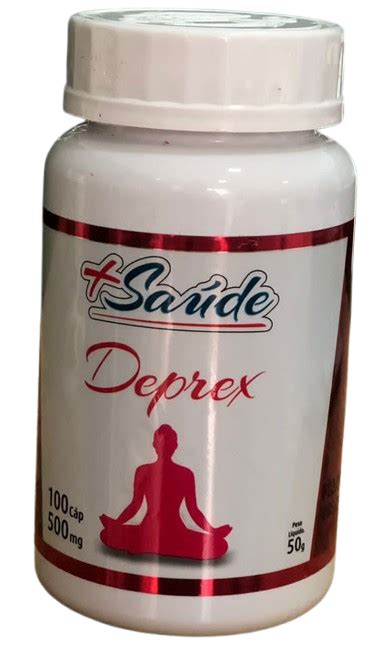 Deprex Anti Depressivo 100 Cápsulas 500 Mg Loja Vida Vigor