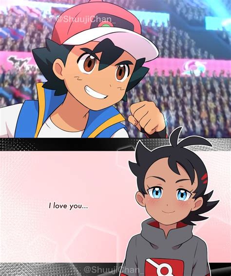 Sapphire Pokespe Satogou Fanart Satogou Pokemon Ash X Goh