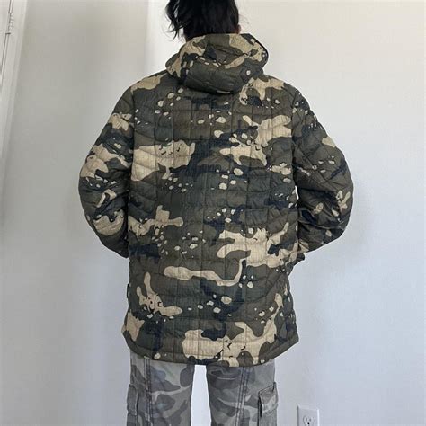 Insane Camo North Face Puffer Jacket Im Obsessed Depop