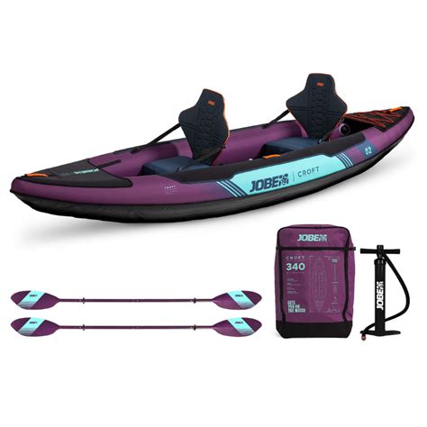 Jobe Croft Inflatable Kayak Package Sunset Purple Deramar