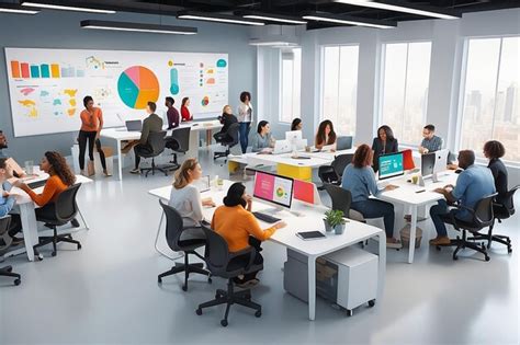 Premium Photo Inclusive Digital Marketing Workspaces