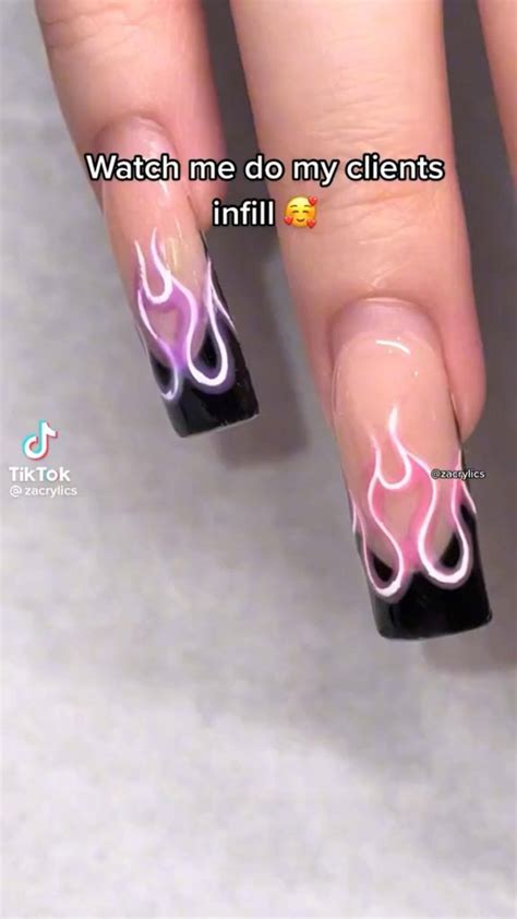 How To Do An Infill Acrylic Nails Tutorial Stylish Nails Nail