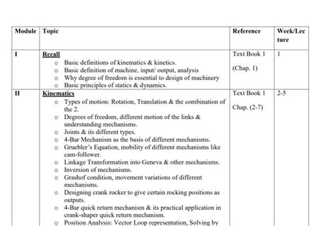 tutor kinematics machine design and theory of machine by