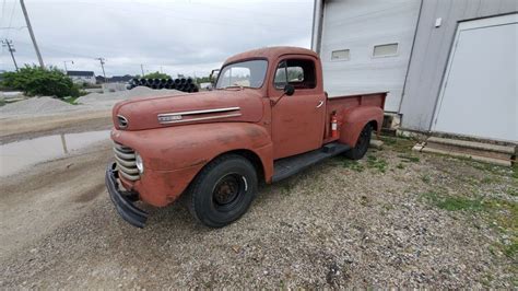 1949 Ford Pickup Pickup Red RWD Manual F3 Classic Ford Pickup 1949