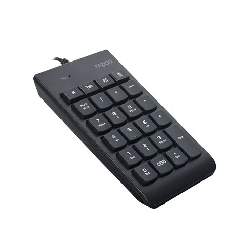 Rapoo K10 Black Wired Numeric Number Pad Keyboard