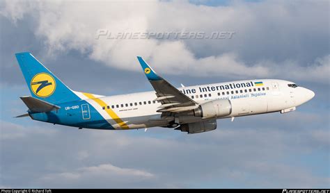 UR GBD Ukraine International Airlines Boeing 737 36Q WL Photo By