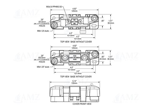 blue sea systems ami midi safety fuse block amz eshop