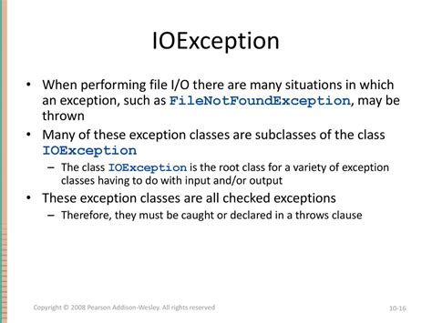 Chapter 10 File I O Slides Prepared By Rose Williams Binghamton
