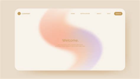 Abstract Elegant Gradient Background Aesthetic Website Landing Page Or