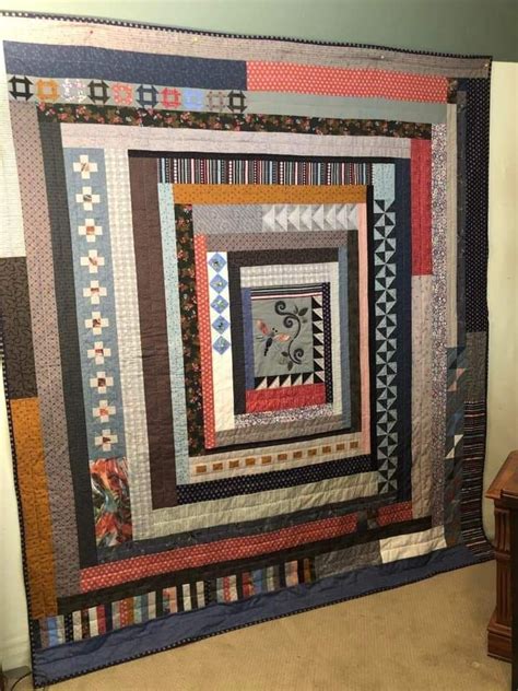Pin On Scrappy A In Medallion Quilt Contemporary Quilts Drunkards Path Quilt