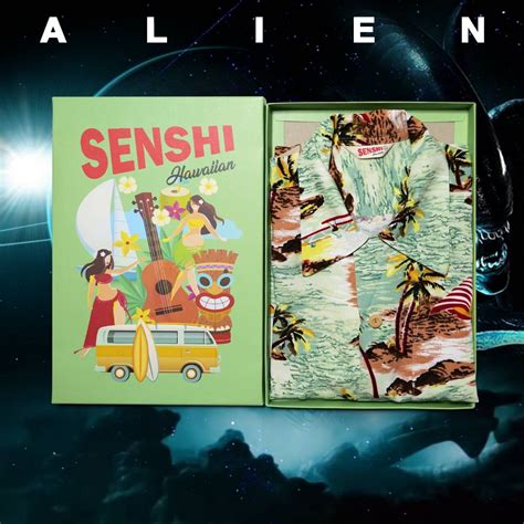 Alien Movie Hawaiian Shirt Harry Dean Stanton Brett 100 Rayon Etsy