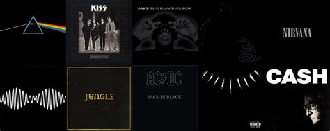 Best Black Album Covers Greatest Black Albums