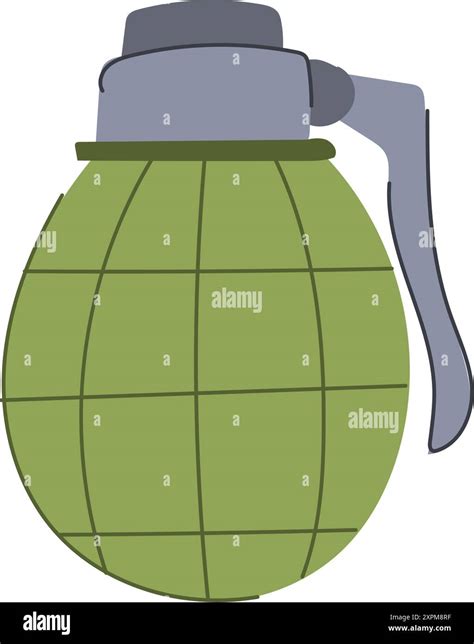 Explosive Grenade Cartoon Vector Illustration Stock Vector Image And Art