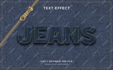 Premium Psd Fabric Text Effect