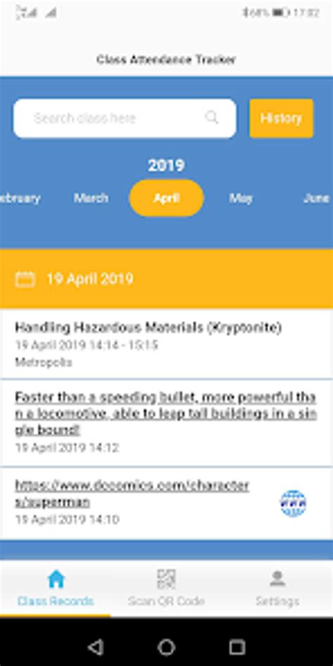 Catqr Class Attendance Tracker Para Android Descargar