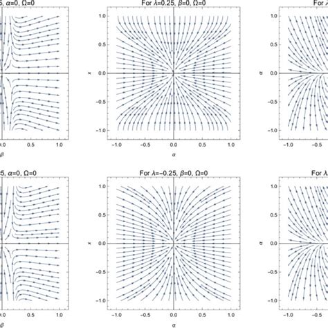 Two Dimensional Phase Space Portraits In The Planes X − Ω β − Ω