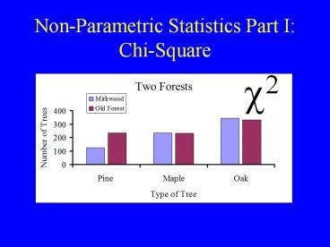 Ppt Non Parametric Statistics Part I Chi Square Powerpoint