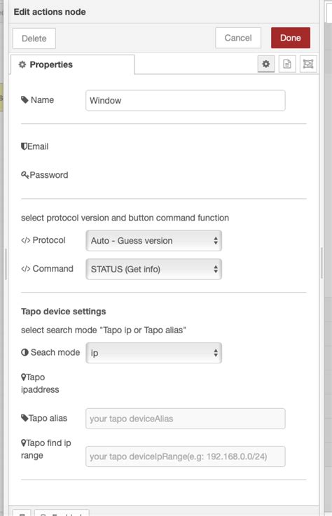 Tapo Tplink P100 Smart Plug General Node Red Forum