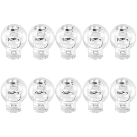 Plastic Toggle Spring Stop Single Hole String Cord Locks 10 Pcs Fruugo Uk