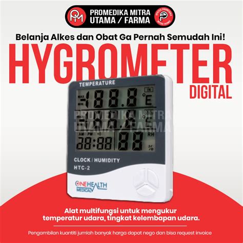 Jual Thermometer And Hygrometer Digital Series Htc 2 Alat Pengukur