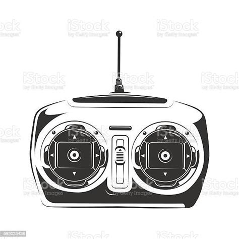 비행기 자동차 또는 쿼드 콥터를 제어하는 원격 컨트롤러 Brand Name Video Game에 대한 스톡 벡터 아트 및 기타 이미지 Brand Name Video