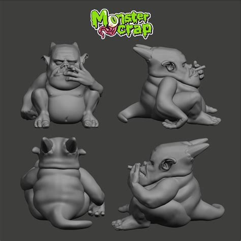 Mongo Monster 3d Model 3d Printable Cgtrader