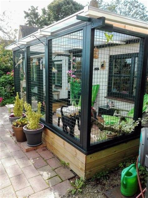 Cat Fencing And Catio Ideas Secured Cat Garden Design Outdoor Cat