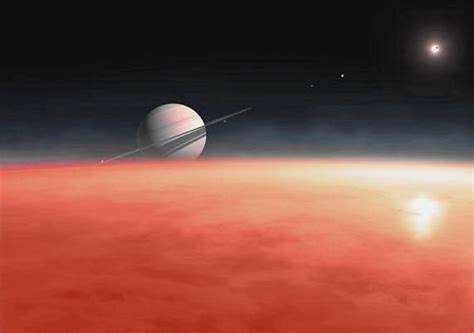 土衛六上粉紅霧霾竟覆蓋全球科學家說上面突現的白色雲團很怪異 每日頭條