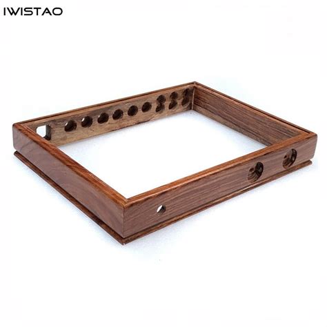 Iwistao Diy Wooden Casing For Tube Amplifier Chassis 430x330x63 Red Sa