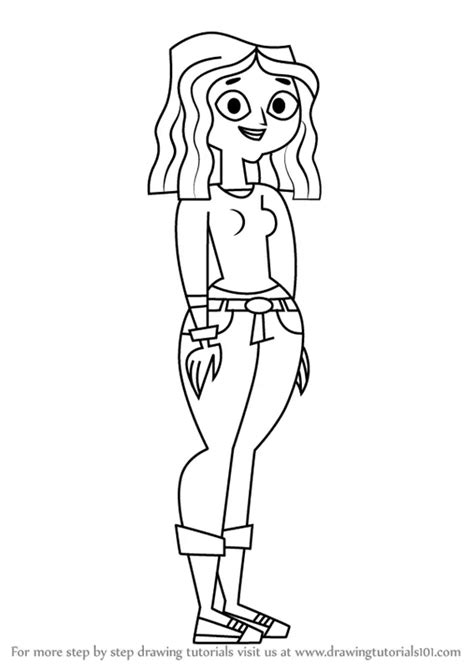 How To Draw Carrie From Total Drama Total Drama Step By Step DrawingTutorials