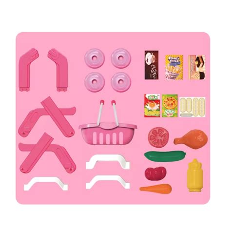 Mini Carrito De Compras Juguete Niños Accesorios Comida Click Ventas