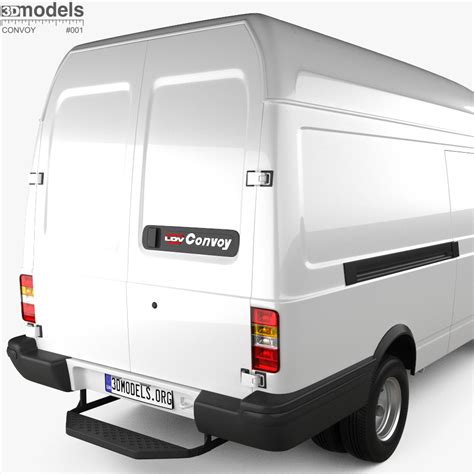 Convoy Ldv 1999 3d Model Download Van On
