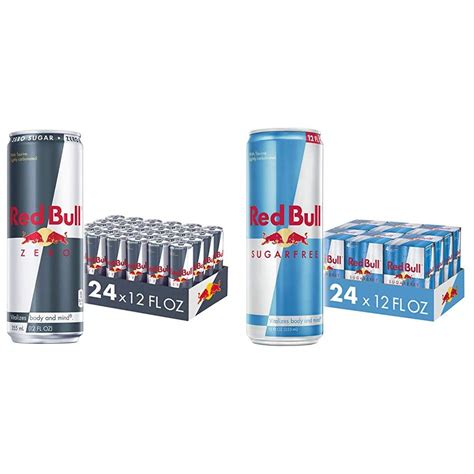Buy Red Bull Energy Drink Zero 24 Pack Of 12 Fl Oz And Energy Drink