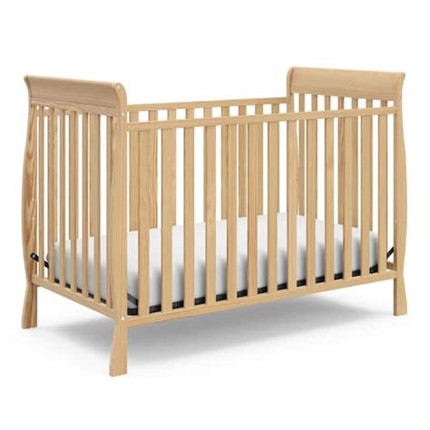 Solid Wood Crib Cribs The Home Depot