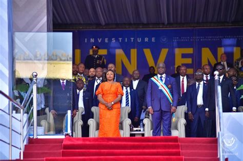 Investiture en RDC Félix Antoine Tshisekedi prête serment pour un second mandat à la tête de la