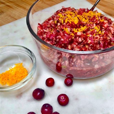 Fresh Cranberry Pineapple Relish With Maple Syrup The Carrot