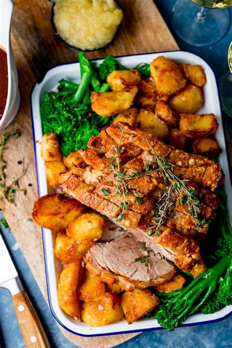 Roast Pork With Crackling Nickys Kitchen Sanctuary