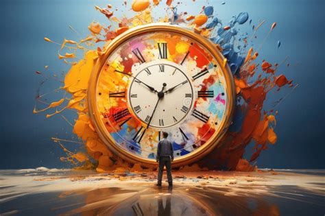 Time Management Reminder And Schedule Concept Generative Ai Stock Illustration Illustration