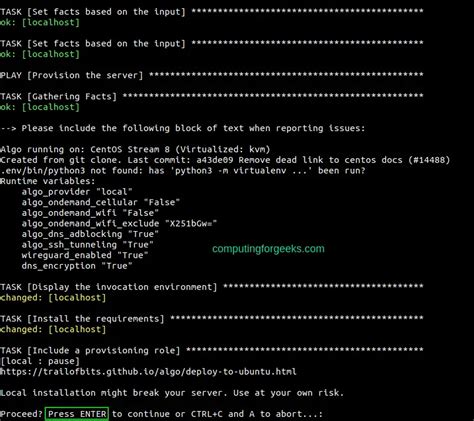 Deploy Wireguard And Ipsec Vpn Server Using Ansible Computingforgeeks