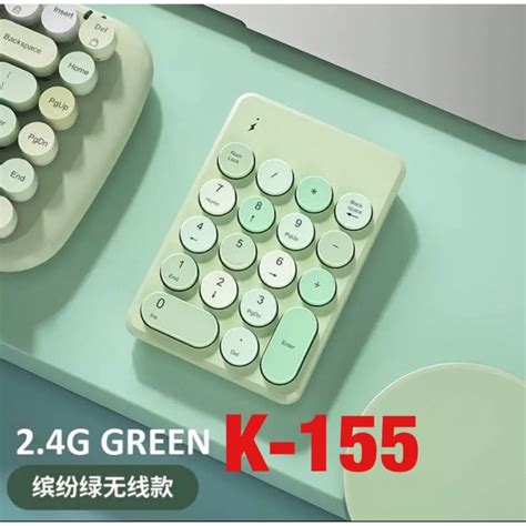 Mini แปนพมพตวเลข Bluetooth ไรสาย Numpad ผสมส Candy แบบพกพาสำหรบแลปทอป PC คอมพวเตอร