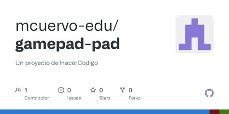 Github Mcuervo Edu Gamepad Pad Un Proyecto De Hacercodigo