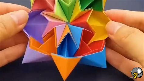 کاردستی متحرک خلاقانه با کاغذ رنگی راحت و ساده و جالب هنر خلاقیت دستی فیلو