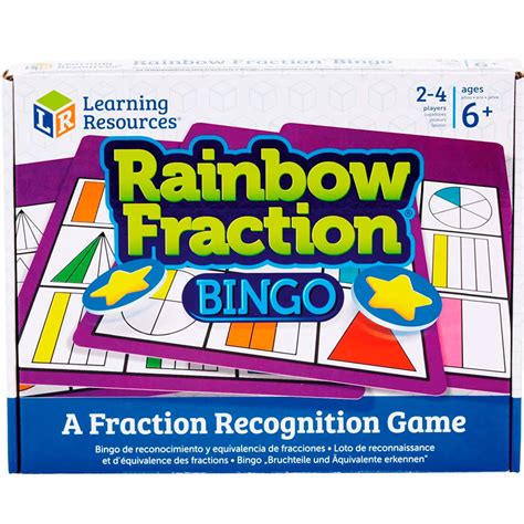 Comprar Bingo De Fracciones Y Porcentajes Arco Iris Rainbow Fraction
