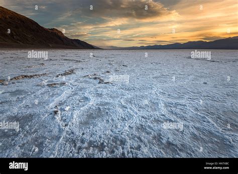 The Iconic Landscape Of Badwater Basin Lowest Elevation In The Western