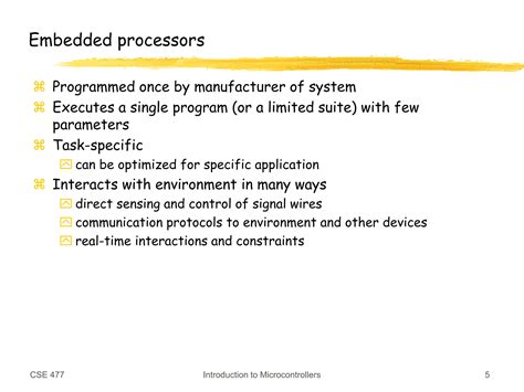 Introduction To Microcontrollers Ct8 Ppt