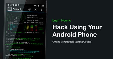 Learn How To Use Your Android For Hacking And Penetration Testing