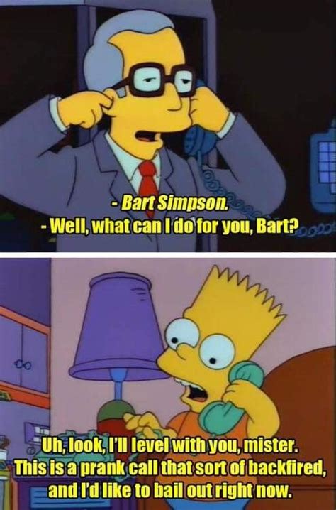 Bart S Prank Calls